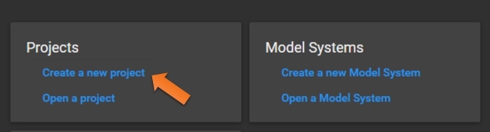 Create a New Project and a Model System | Travel Modelling Group Documentation